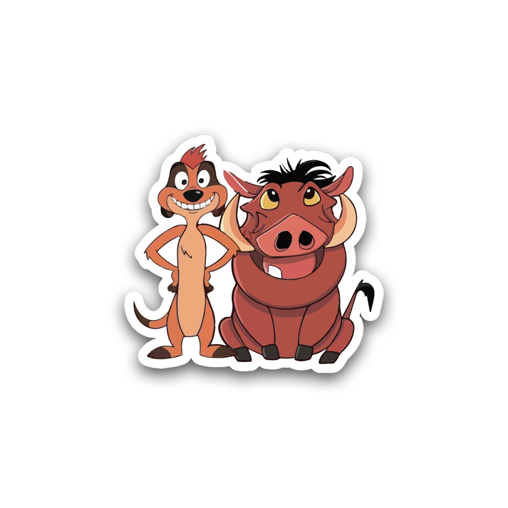 Timon and Pumbaa Sticker – Klipk